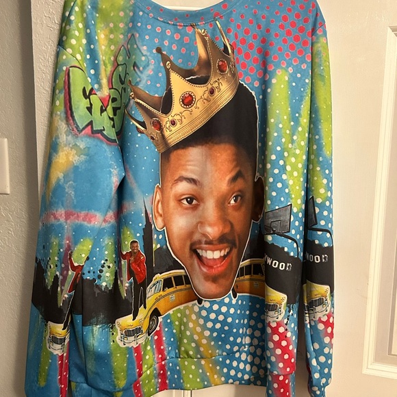 Shirts | Colorful Graphic Sweatshirt With 9s Fresh Prince Of Belair ...